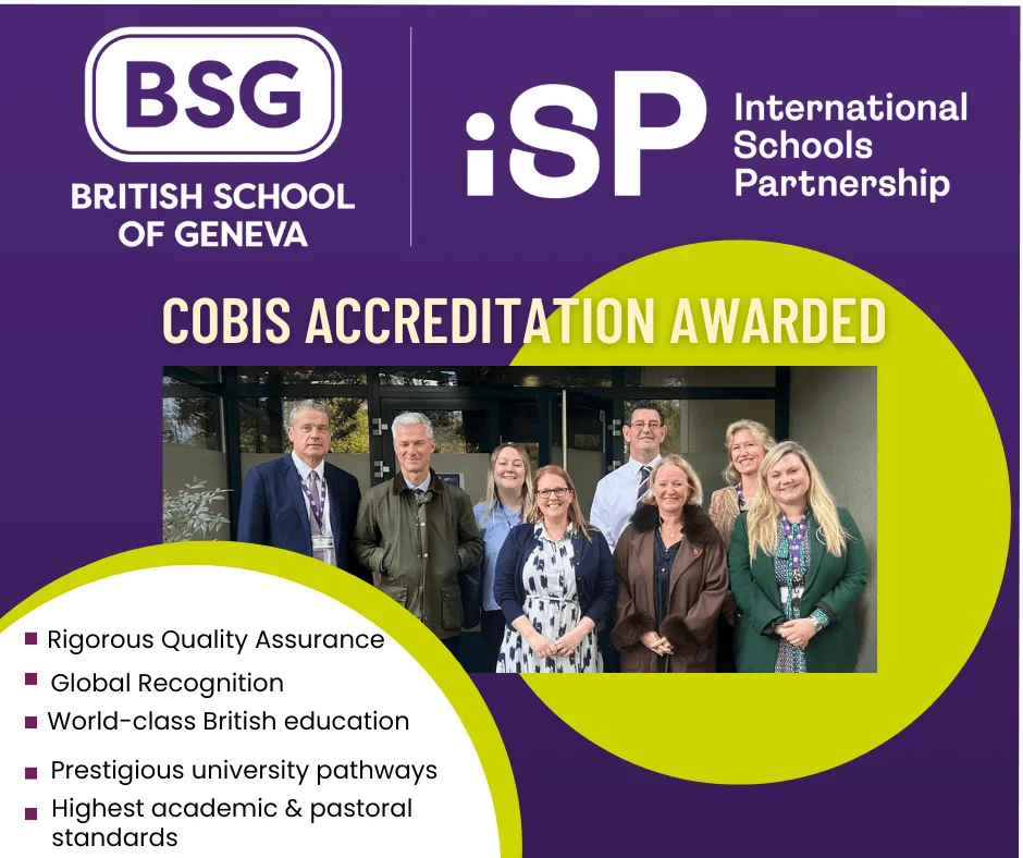 British School of Geneva’s | COBIS Accreditation & Full Membership